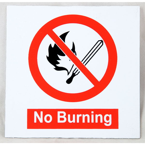 Shopit 0777-777-000 | No Burning/ Naked Flame Sign in Nairobi, Kenya